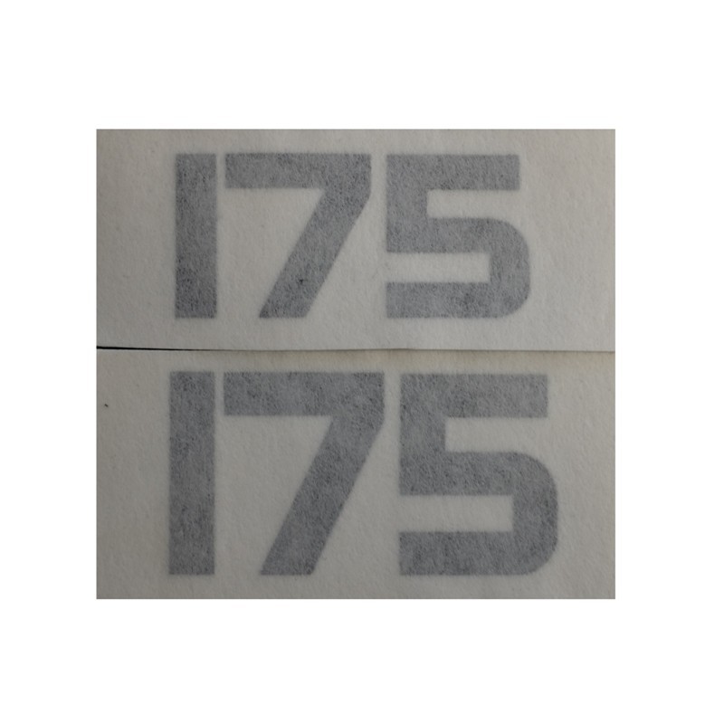Yamaha TY, stickers latéraux