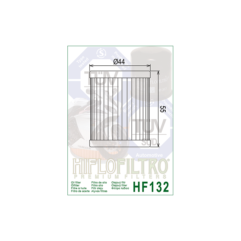 Beta, oil filter "Hiflofiltro HF 132"